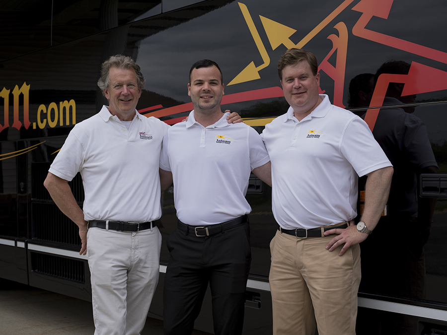 Anderson charter bus rental ready to serve