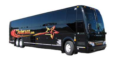 Charter Buses Near Me | Vehicles | Anderson Coach & Travel
